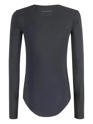 MAISON MARGIELA Long-sleeve Bodysuit - Black