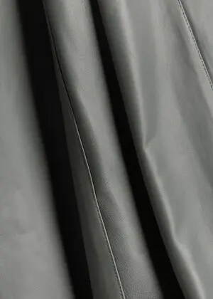 ARMARIUM Leather Midi Skirt