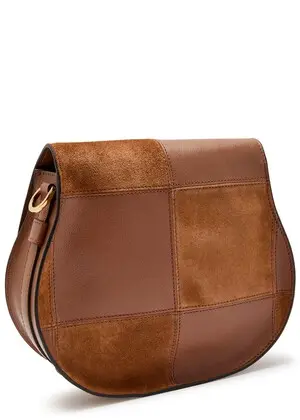 Chloé Marcie Patchwork Leather Saddle Bag