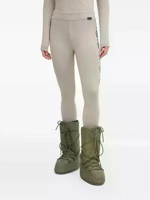 NEWLAND Snowflake Print Leggings - Neutrals