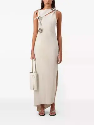 Coperni Rosette Knots Gown - Neutrals