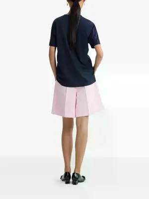 Patou Button-fastening Wide-leg Shorts