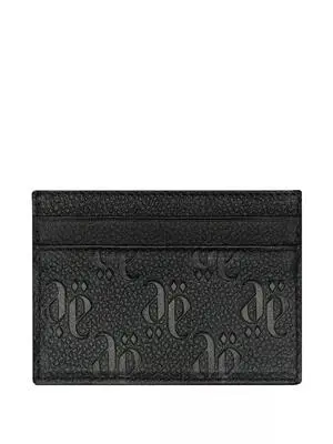 PLACE OF ËLMS Grained Debossed Card Holder - Black