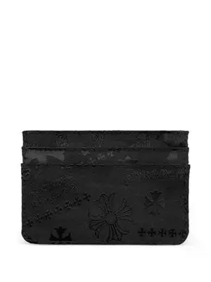 Chrome Hearts Tonal-monogram Card Holder