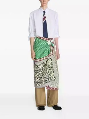 Dries Van Noten Printed Skirt
