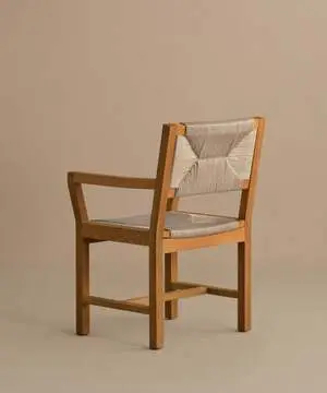 Jenni Kayne Outdoor Montecito Dining Arm Chair Frame