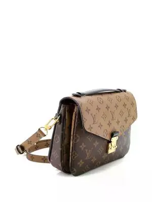 LOUIS VUITTON Pochette Metis Reverse Monogram Canvas Crossbody Bag - Brown