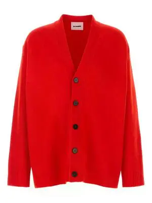 JIL SANDER Buttoned Wool Cardigan