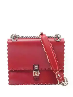 Fendi Mini Kan Leather Satchel Bag