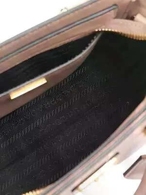 Prada Logo-plaque Saffiano Leather Tote Bag