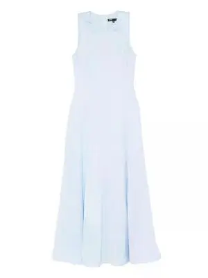 Maje Open Back Maxi Dress - Blue