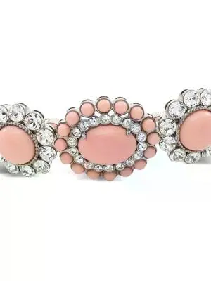 Miu Miu Rhinestone Embellished Headband