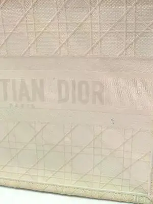 Dior 2000s Medium Canvas Book Tote Bag