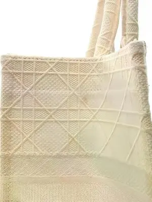 Dior 2000s Medium Canvas Book Tote Bag