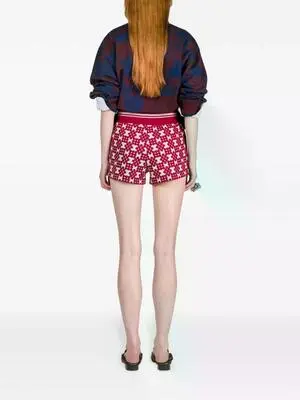 Dries Van Noten Ribbed Jacquard Shorts