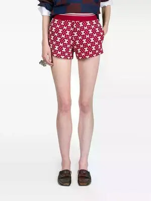 Dries Van Noten Ribbed Jacquard Shorts