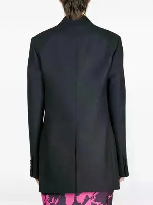 Dries Van Noten Loose-fit Herringbone Wool Blazer