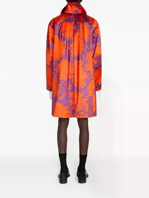 Dries Van Noten Printed Button Coat