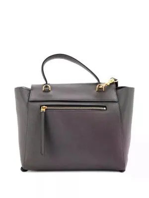 Celine Belt Bag Textured Leather Micro Satchel - Grey