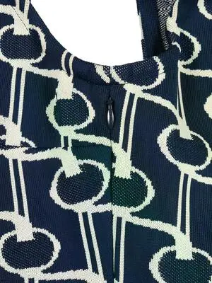 Prada 2010s Geometric-print Mini Dress