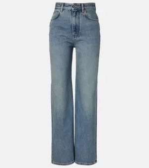 Loewe High-rise Wide-leg Jeans - Blue