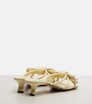 Loewe Flamenco 45 Leather Mules