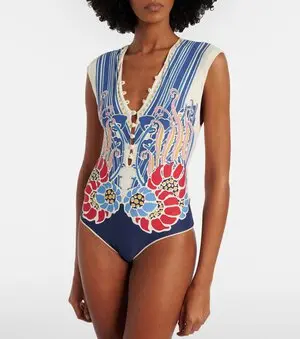 La DoubleJ Tutto Suit Printed Swimsuit - Multicoloured