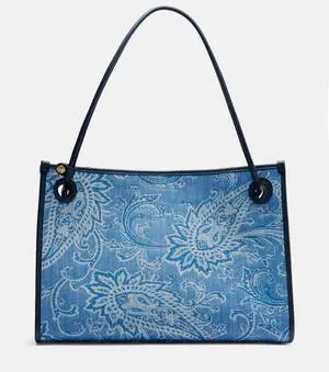 Etro Eyes Medium Jacquard Tote Bag