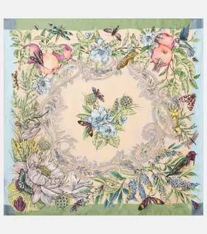 Etro Norma Floral Silk Scarf - Multicoloured