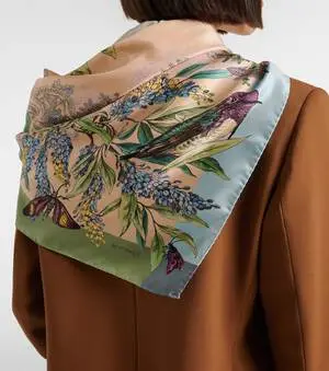 Etro Norma Floral Silk Scarf