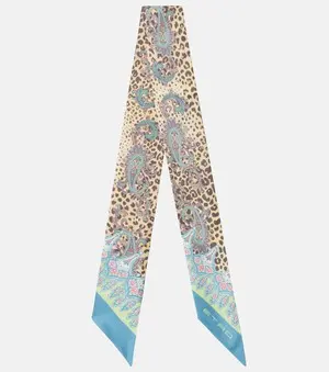 Etro Paisley Silk Scarf - Multicoloured