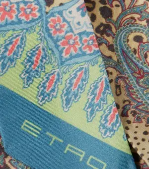Etro Paisley Silk Scarf - Multicoloured