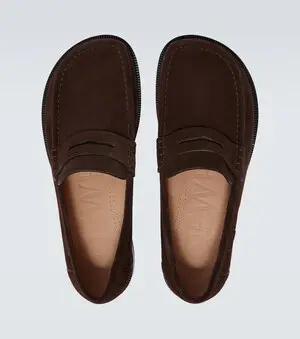 Loewe Campo Suede Penny Loafers