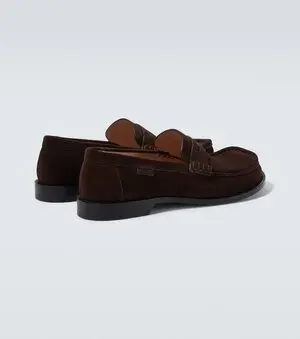 Loewe Campo Suede Penny Loafers
