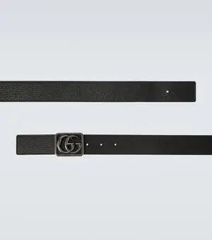 Gucci Double G Reversible Leather Belt