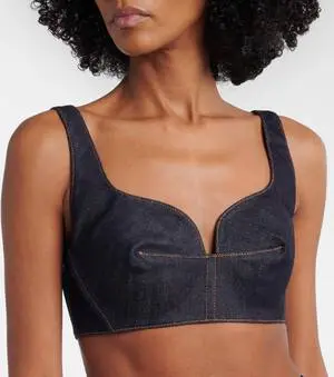 Givenchy Denim Bra Top