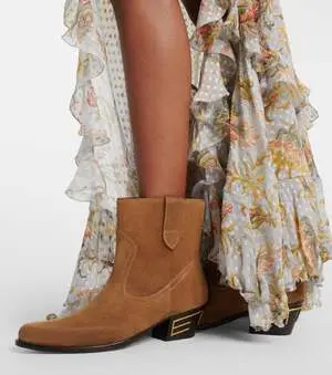 Etro Suede Ankle Boots