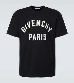 Givenchy Logo Cotton Jersey T-shirt - Black
