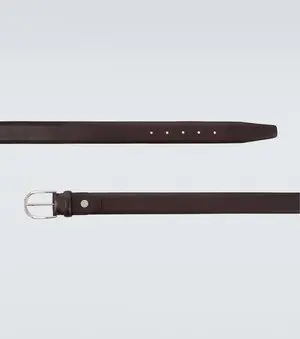 Brioni Leather Belt - Brown