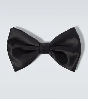 Brioni Silk Twill Bow Tie - Black