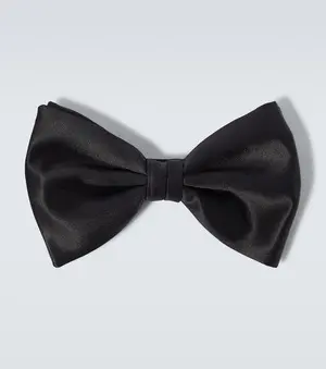 Brioni Essential Silk Twill Bow Tie - Black