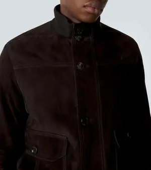 Brioni Suede Bomber Jacket