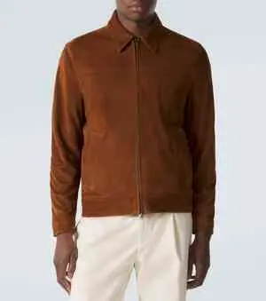 Brioni Suede Blouson Jacket