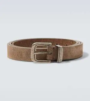 Brunello Cucinelli Suede Belt - Brown
