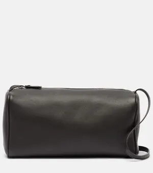 THE ROW 90s Leather Shoulder Bag - Brown