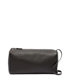 THE ROW 90s Leather Shoulder Bag - Brown