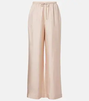 RÓHE Silk Twill Wide-leg Pants
