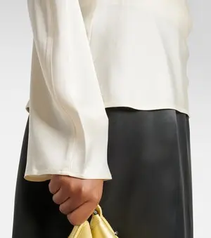 RÓHE Satin Top - White
