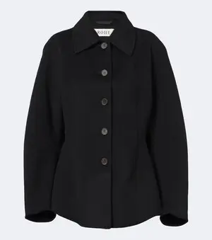 RÓHE Wool And Cashmere Jacket - Black