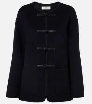 RÓHE Wool And Cashmere Jacket - Blue